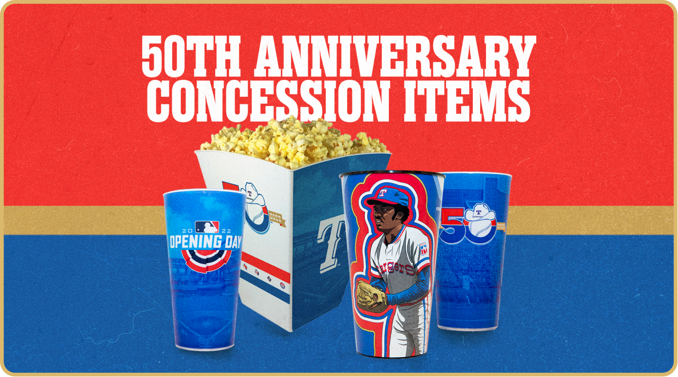 Texas Rangers – 50th Anniversary Season