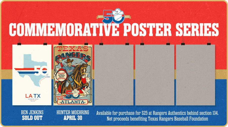 Texas Rangers – 50th Anniversary Season