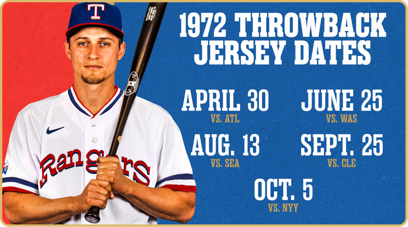 Texas Rangers – 50th Anniversary Season